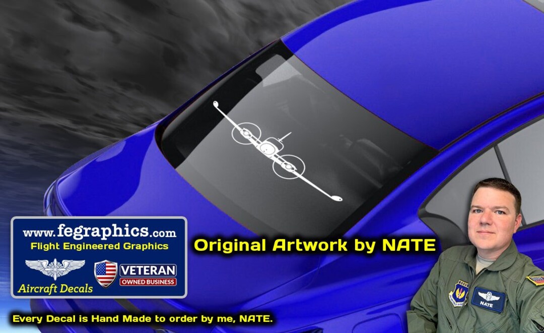 Cessna 310 [front] Cessna 310, Vinyl Decal Sticker, 310R, Fegraphics ...