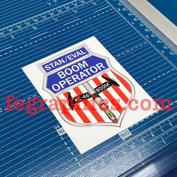KC-46 STAN/EVAL Boom Operator patch Decal KC46 Boom Vinyl - Etsy