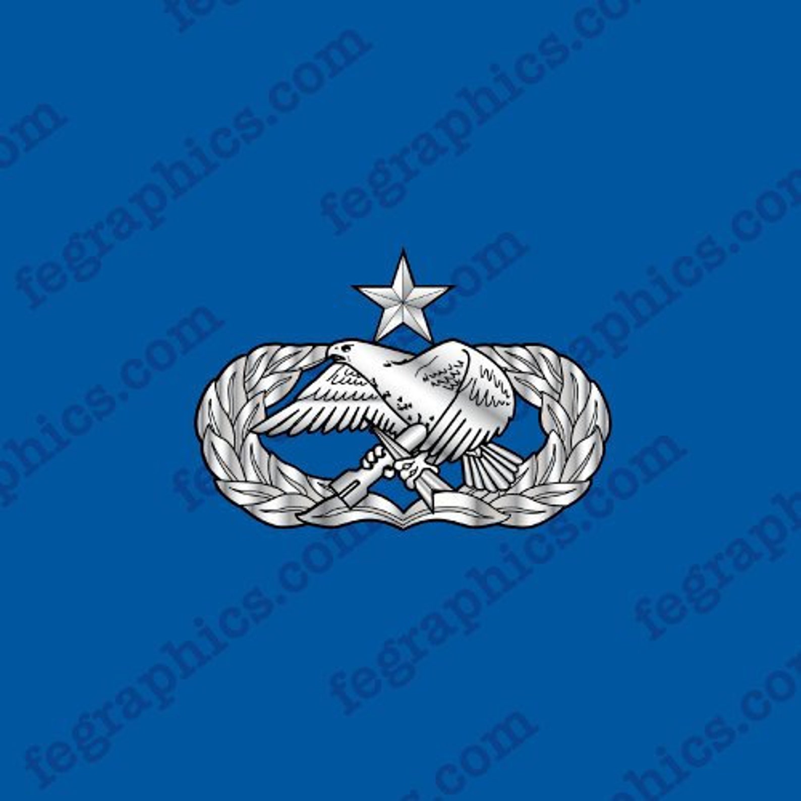 Maintenance Badge Decal (senior USAF) Full Color, MX Badge, MX Badge ...