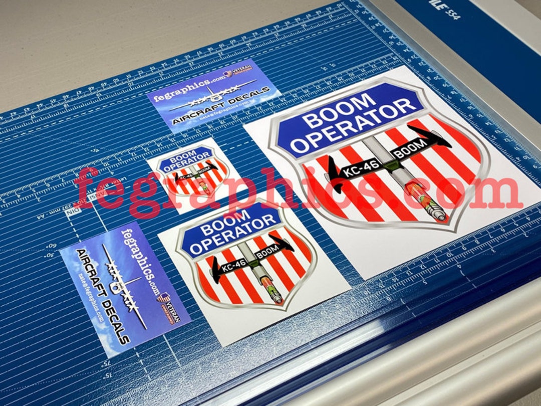 KC-46 Boom Operator [patch Decal] KC46 Boom Vinyl Decal Sticker ...