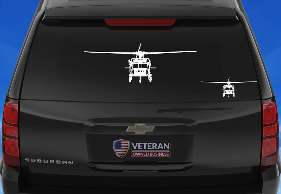 UH-60 Black Hawk [dustoff Front] UH-60L Black Hawk Decal, UH-60A Vinyl ...