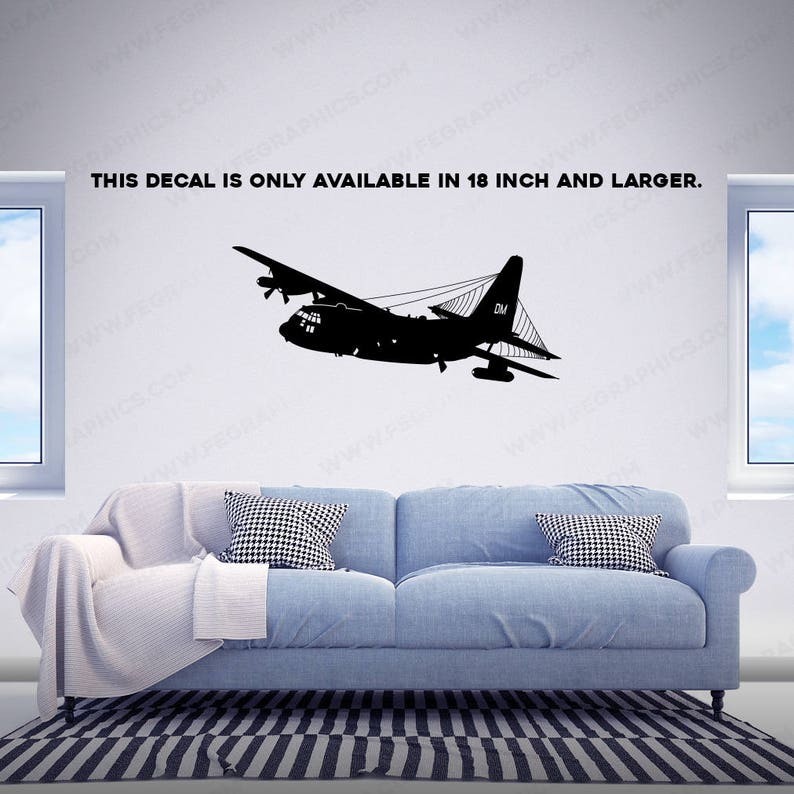 EC-130H Compass Call Angle 1 Detailed Vinyl Decal / | Etsy