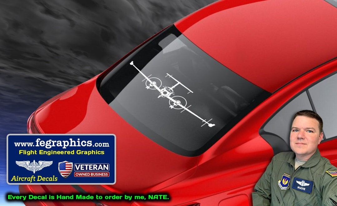 RC-12X Guardrail Decal [front Gear Down] RC12X Vinyl Decal Sticker ...