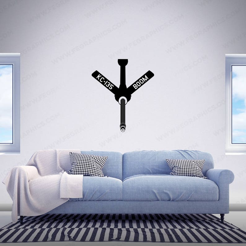 KC-135 BOOM Style 2 With Customizable Text Vinyl Decal / - Etsy