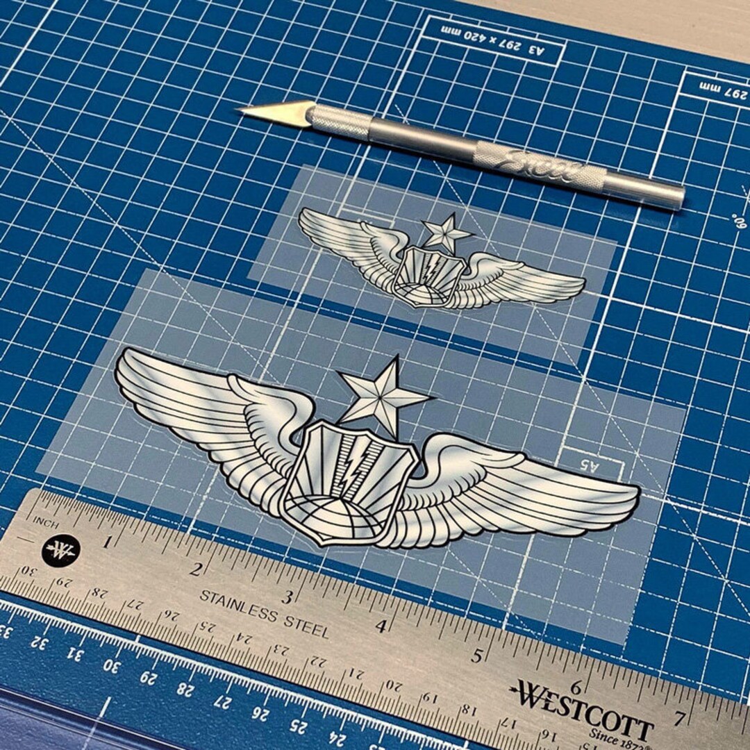 RPA Pilot Wings [senior Full Color] Remotely Piloted Aircraft Decal ...