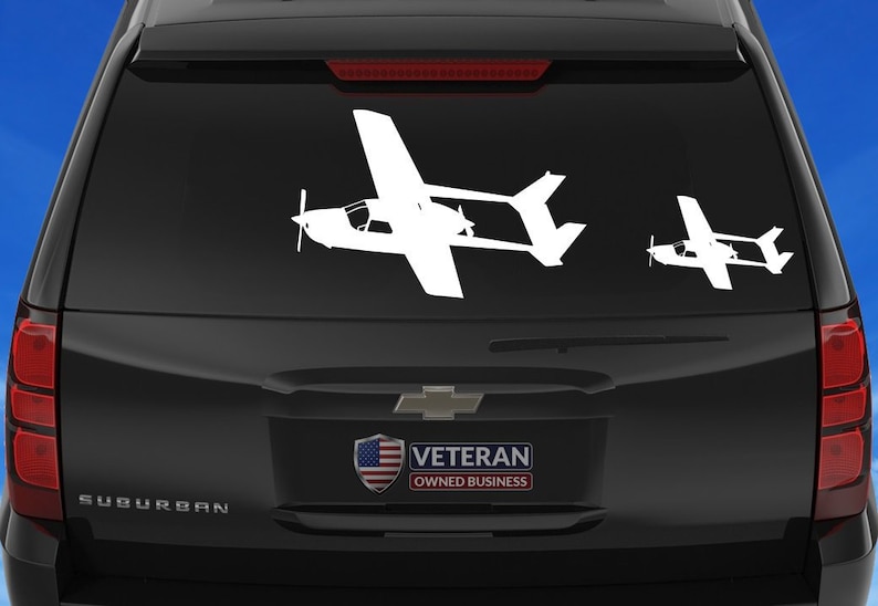 Cessna 337 angle 1 Cessna 337 Decal Cessna 337 Sticker - Etsy