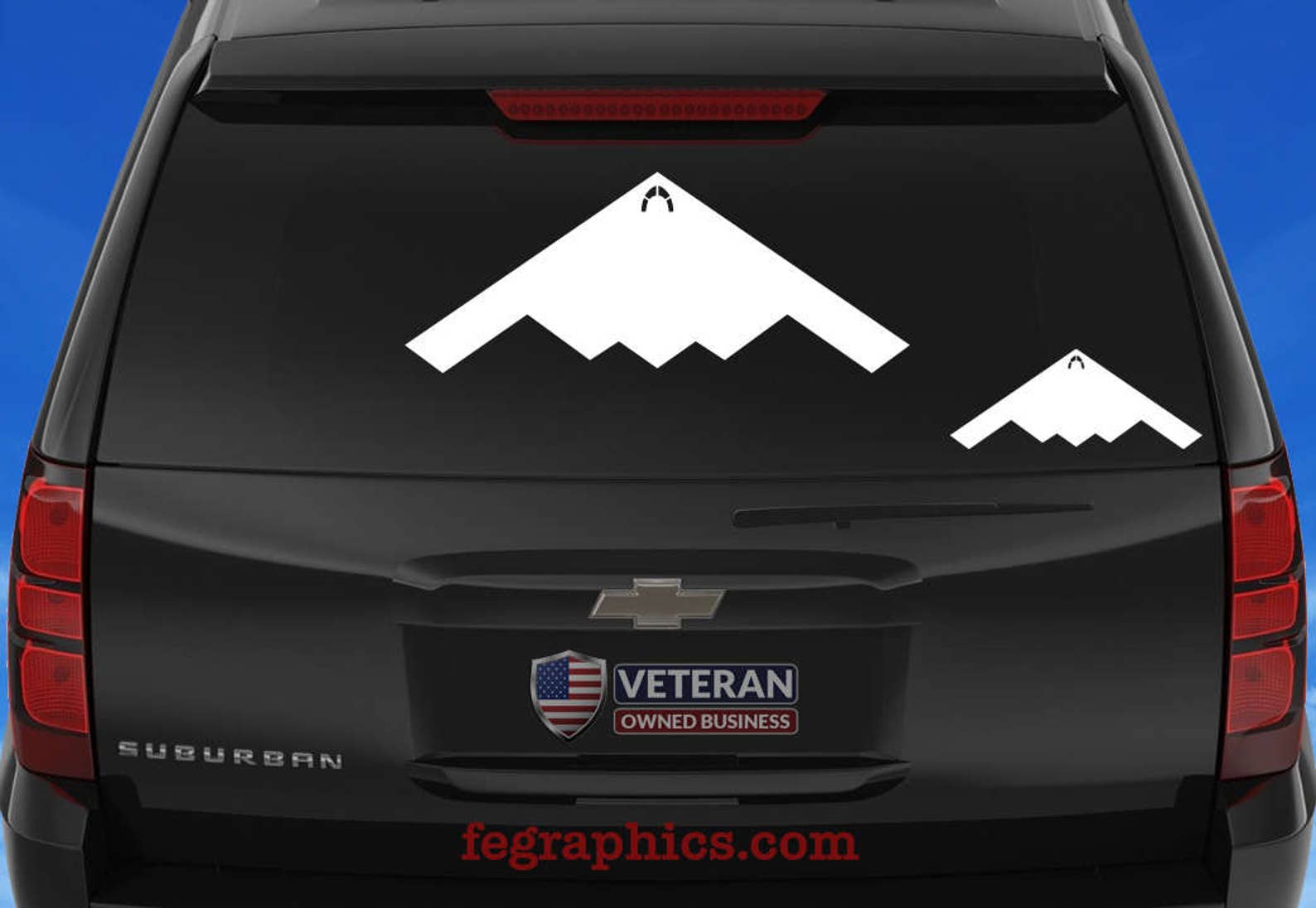 B-2 Spirit Stealth Bomber Top Vinyl Decal / Sticker - Etsy