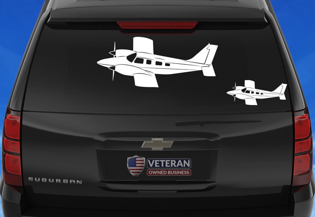 Piper PA-34 Seneca [side 1] Piper PA34 Seneca, Vinyl Decal Sticker ...