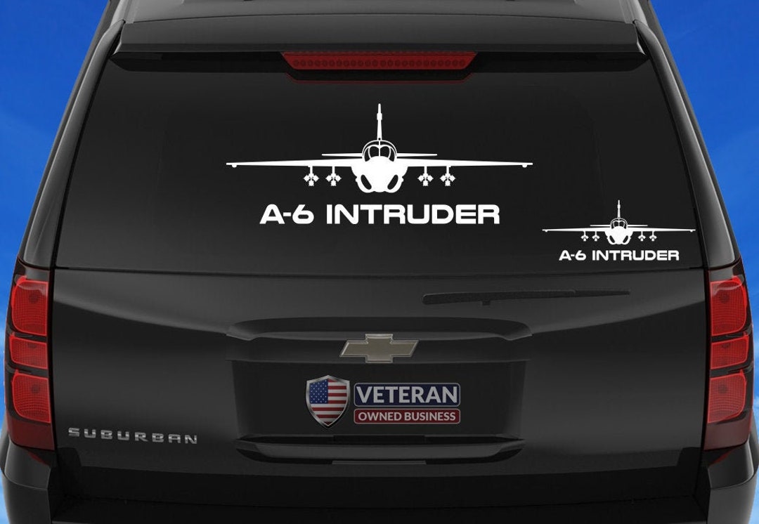 A-6 Intruder [bombs With Lettering] A6 Decal, A-6E Vinyl Decal Sticker ...