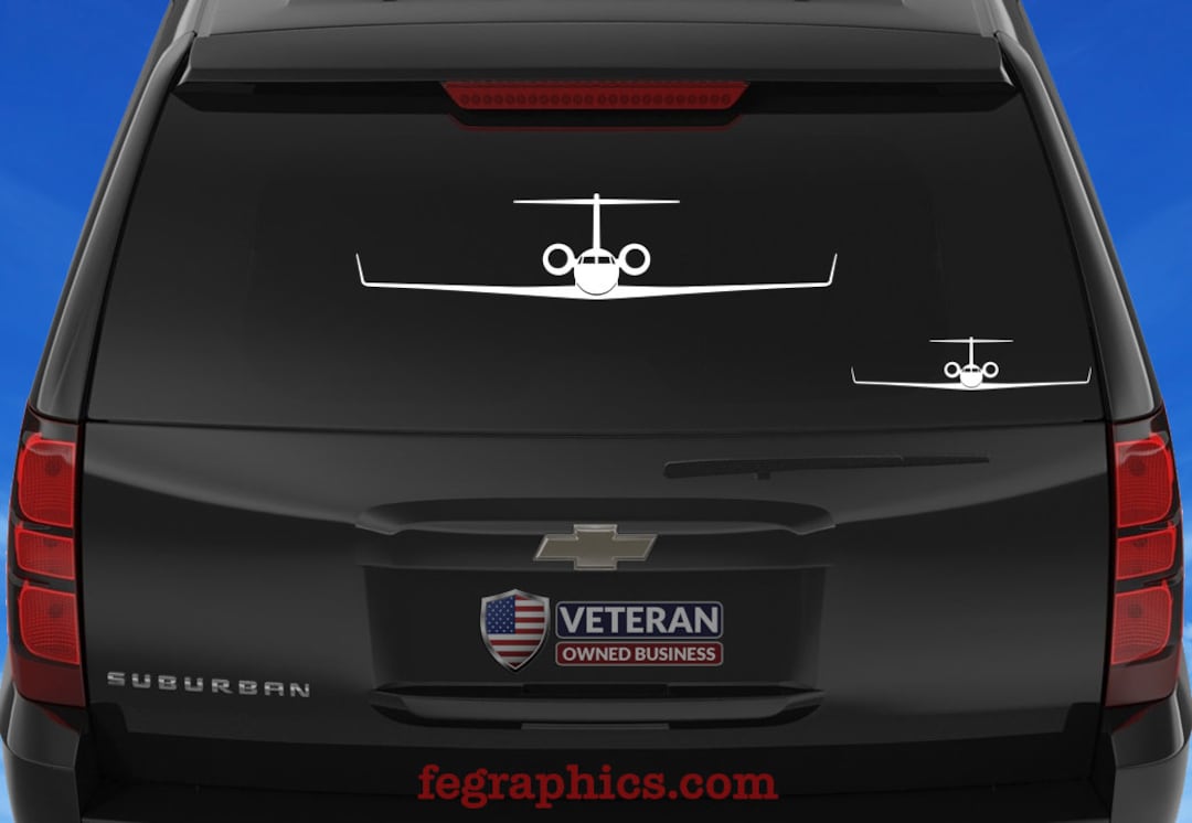 Decal of a Gulfstream G550 [front] GV - Fegraphics Products Are Not ...