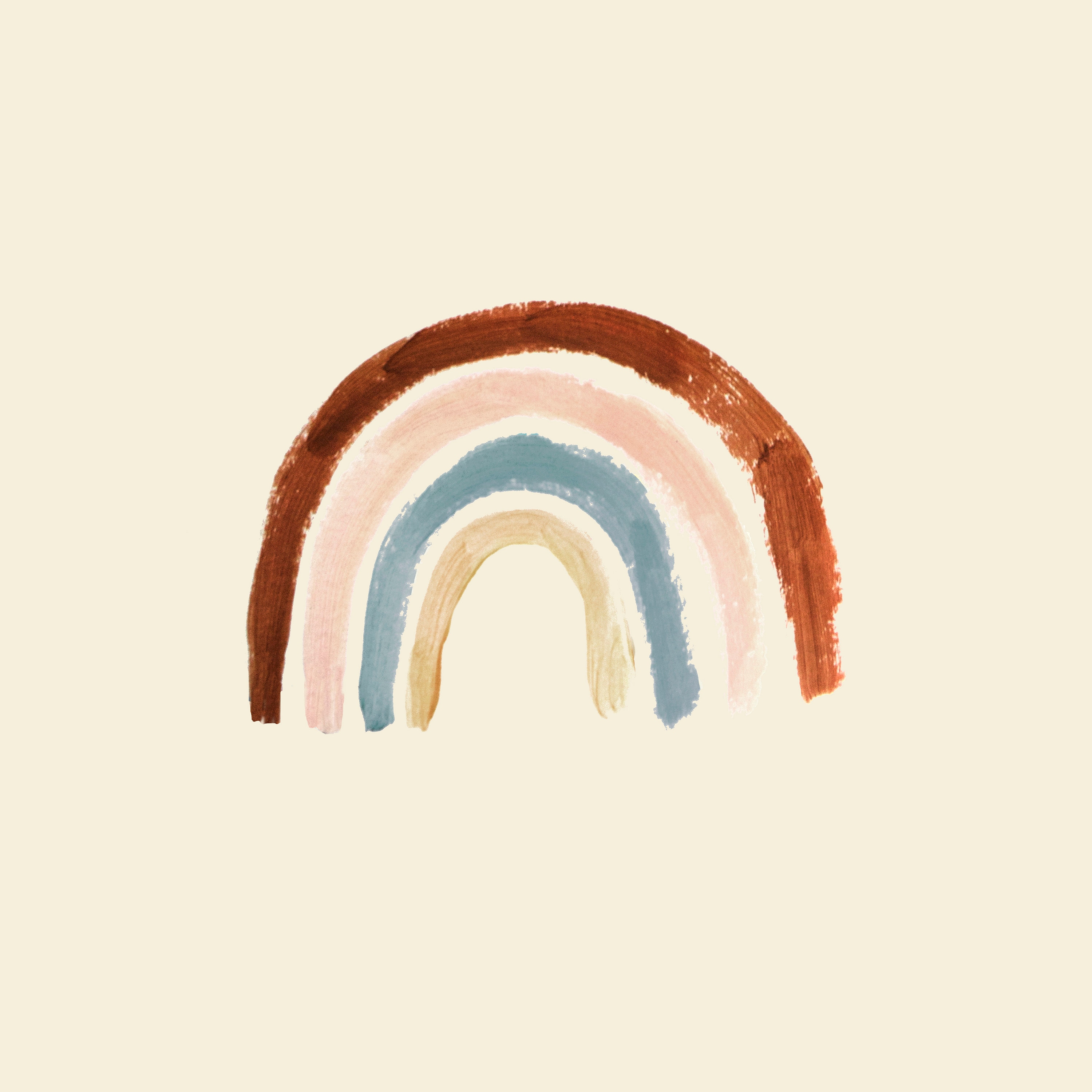 Painted Rainbow Art Print - Etsy