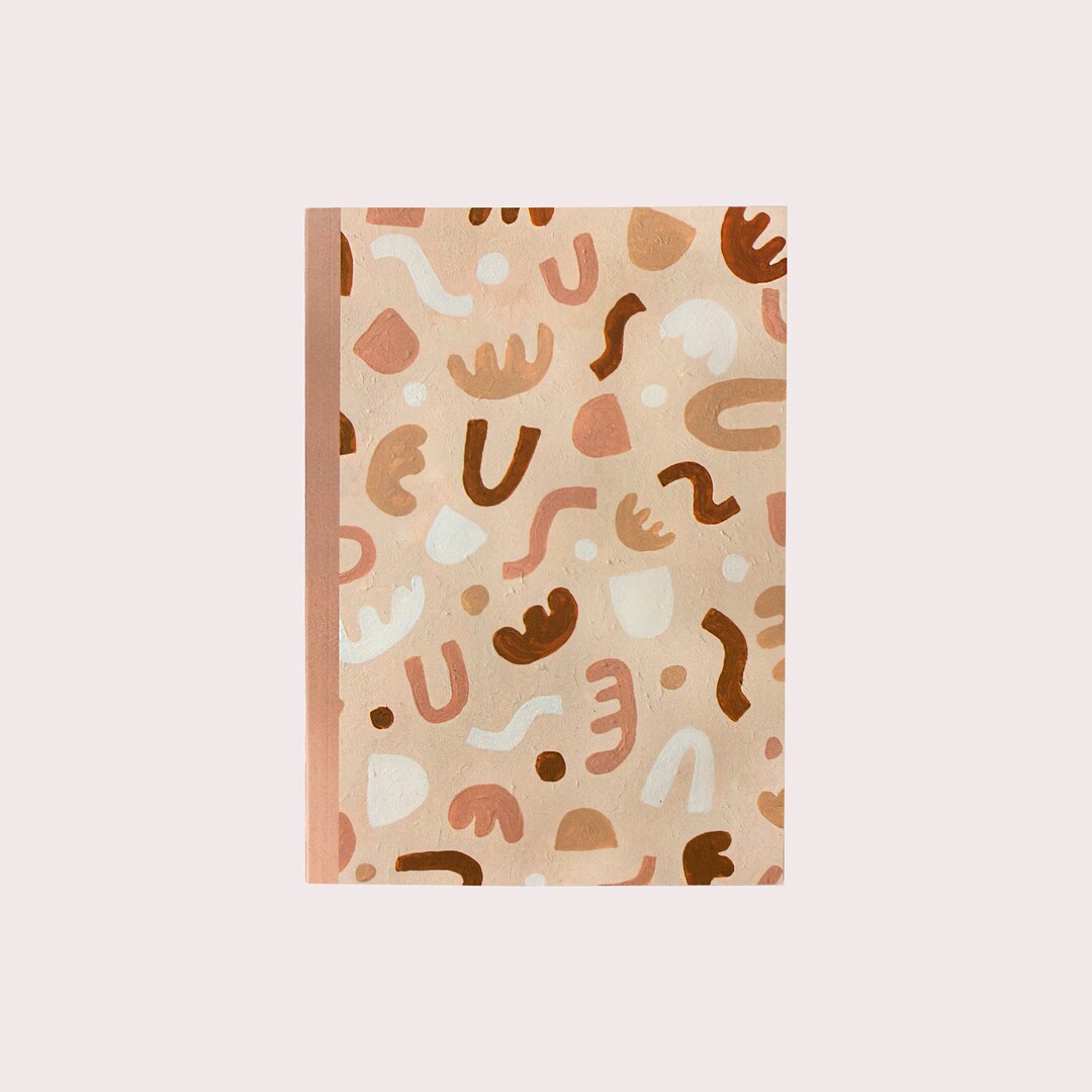 Patterned A5 Notebook - Organic Shapes - Etsy