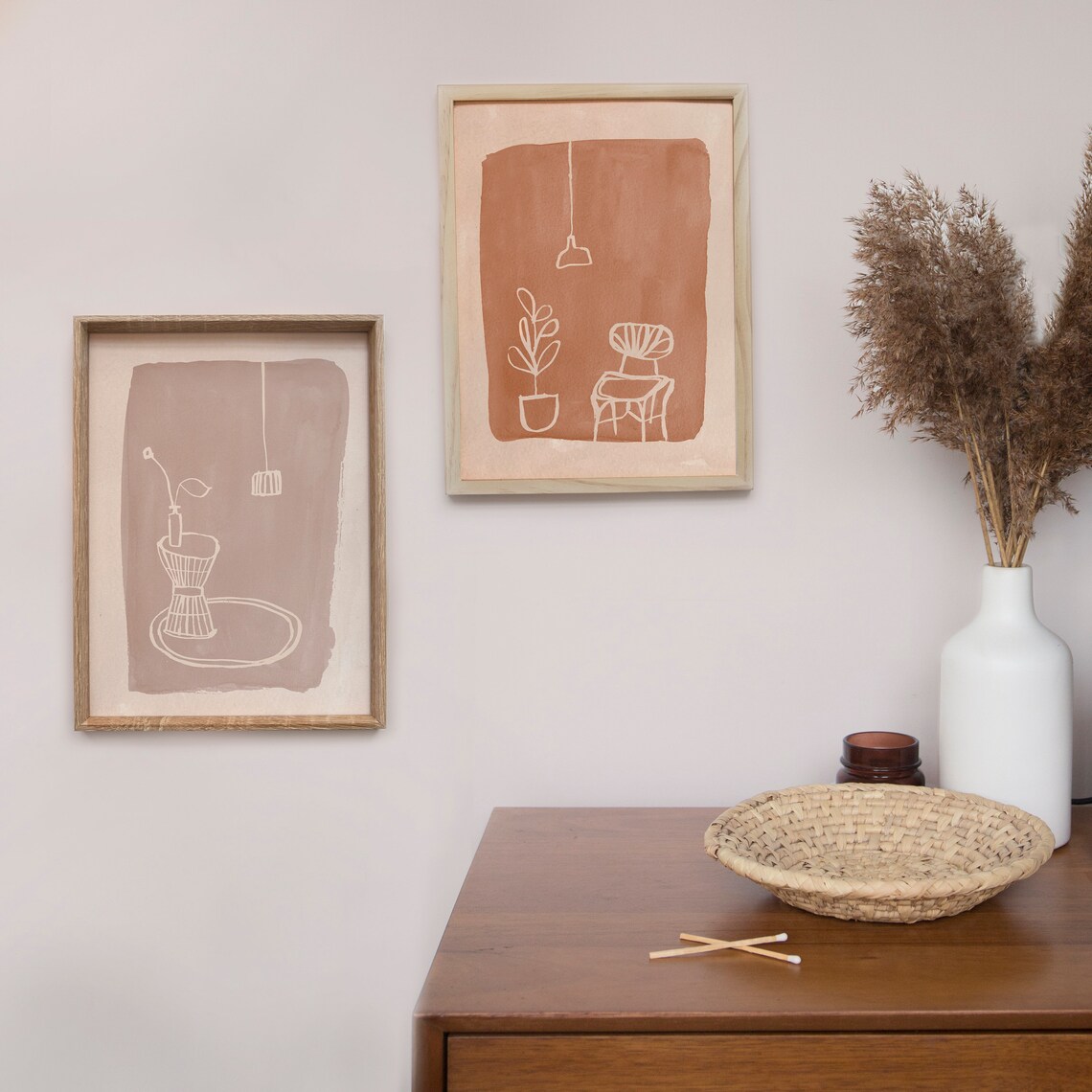 Painted Abstract Art Print - Corners of Home Part 2 - Etsy