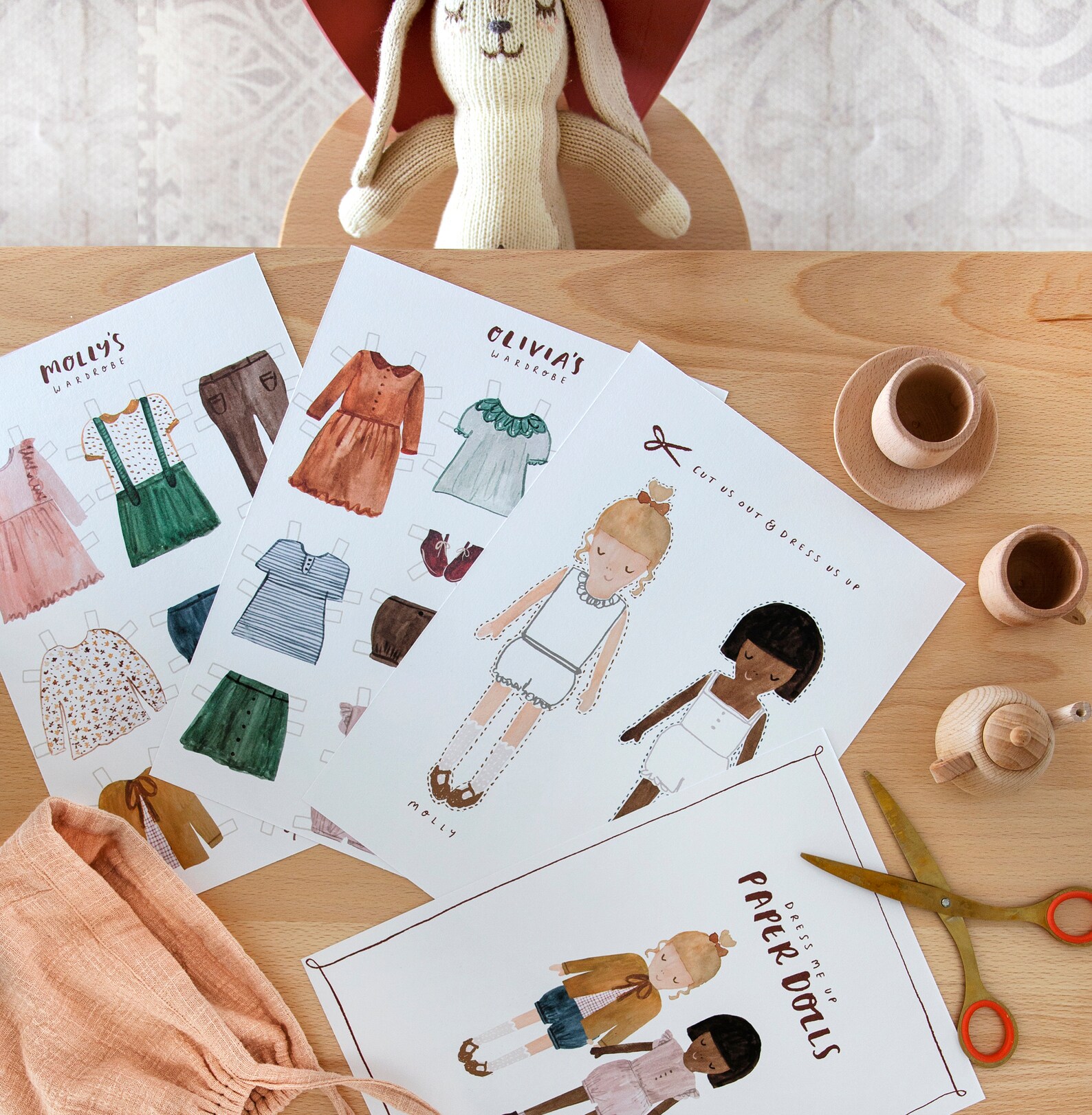 Paper Dolls | Etsy