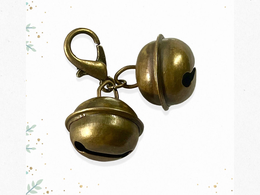 Brass Cat Collar Bells: Loud Pet Safety Bells - Etsy