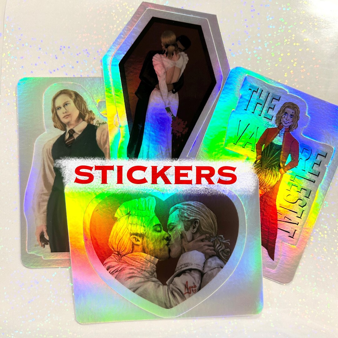 Vampire Interview Stickers - Loustat / Lestat / Louis - Holographic - Etsy