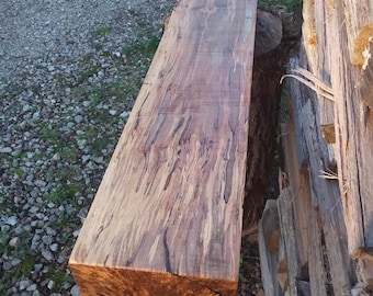 Live Edge Spalted Maple Fireplace Mantle - Etsy