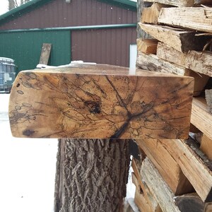 Live Edge Spalted Maple Fireplace Mantle - Etsy