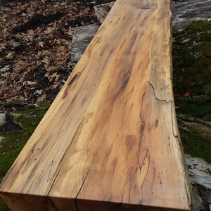 Live Edge Spalted Maple Shelf - Etsy