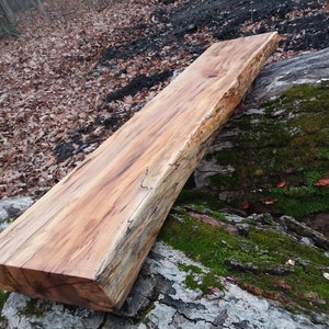 Live Edge Spalted Maple Shelf - Etsy