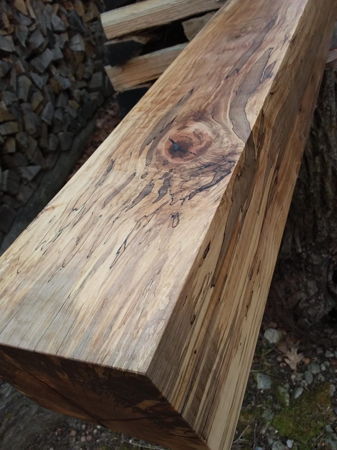 Spalted Maple Fireplace Mantle - Etsy