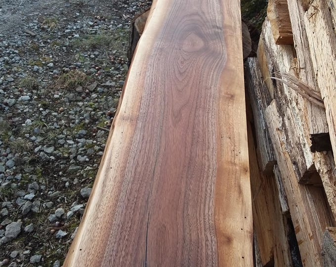 Live Edge Walnut Fireplace Mantle - Etsy