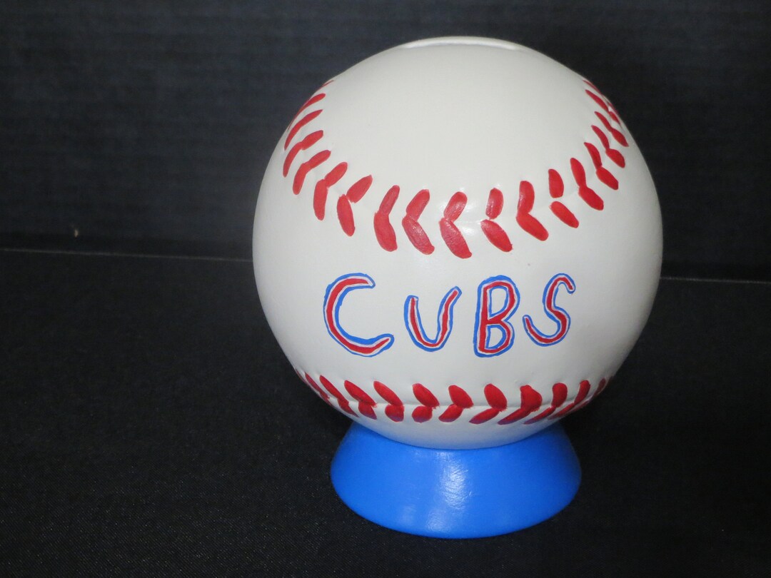 Ceramic Baseball Bank-cubs - Etsy