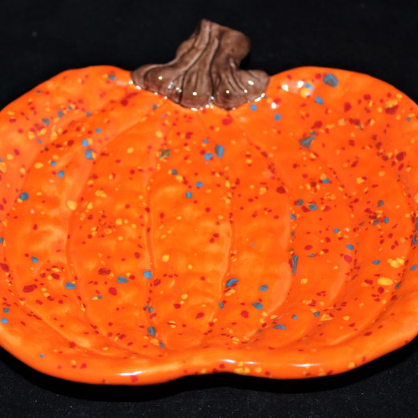 Pumpkin Ceramic Plates - Etsy