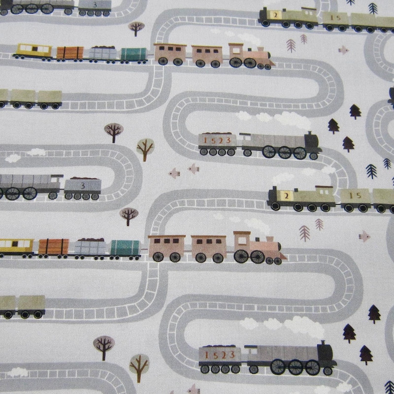 Train Fabric - Etsy