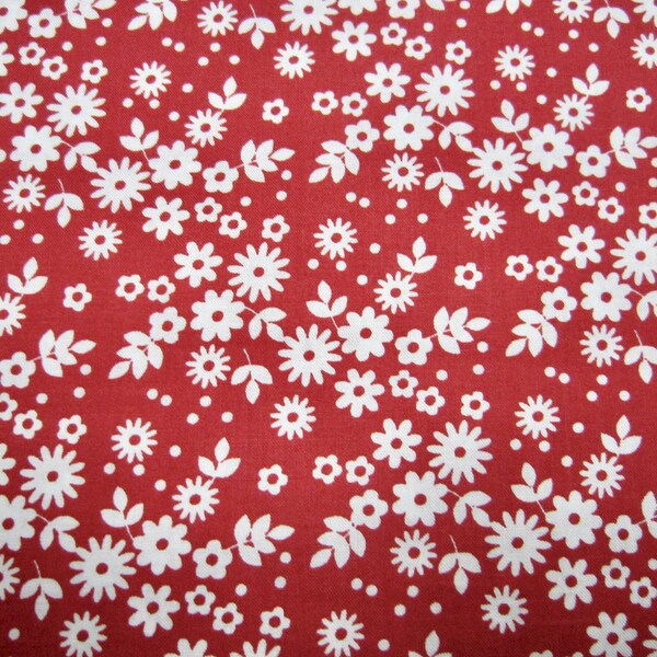 Red and White Fabric - Etsy