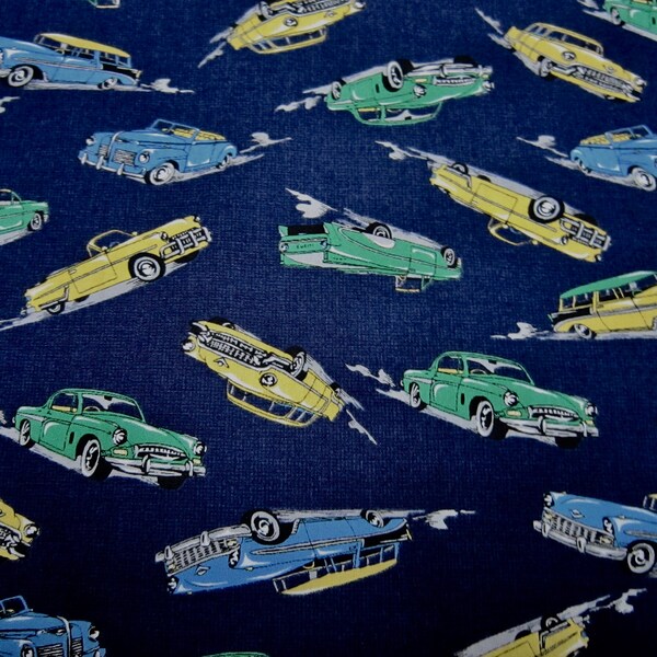 Classic Car Fabric - Etsy
