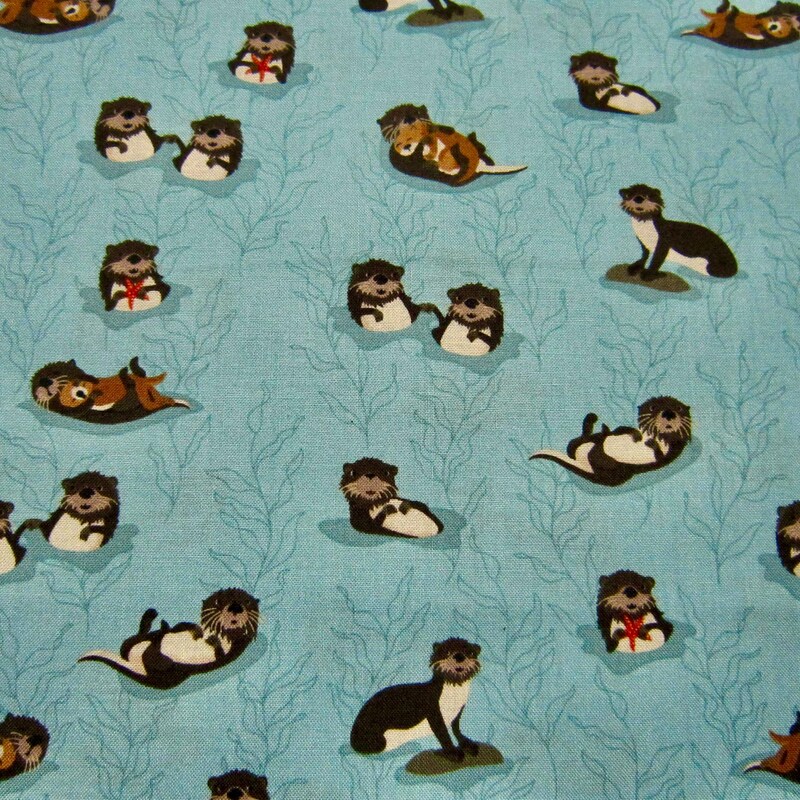 Otter Fabric - Etsy