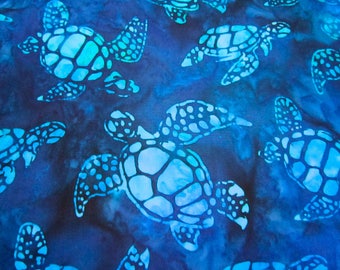 Sea turtle fabric | Etsy