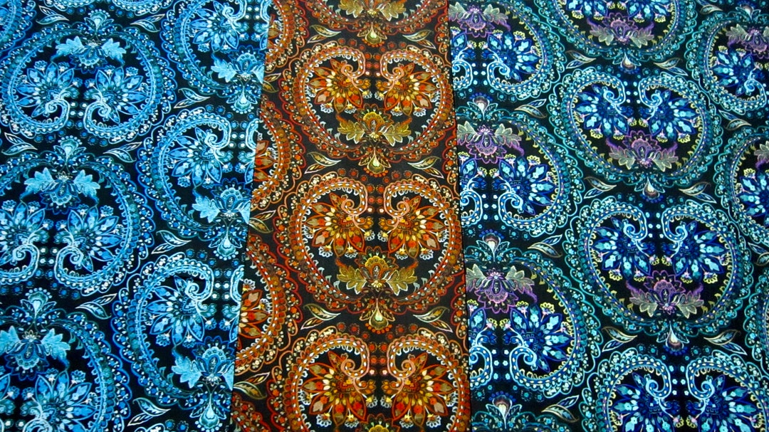 In the Beginning Cotton Fabric Jason Yenter Resplendent Collection ...