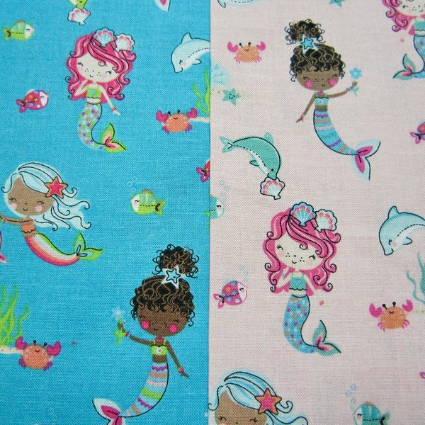 Riley Blake Mermaid - Etsy