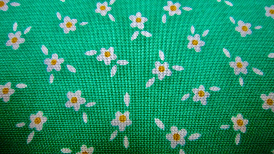 Green Tiny Flower Cotton Fabric Made by Penny Rose Fabrics Apple Farm ...