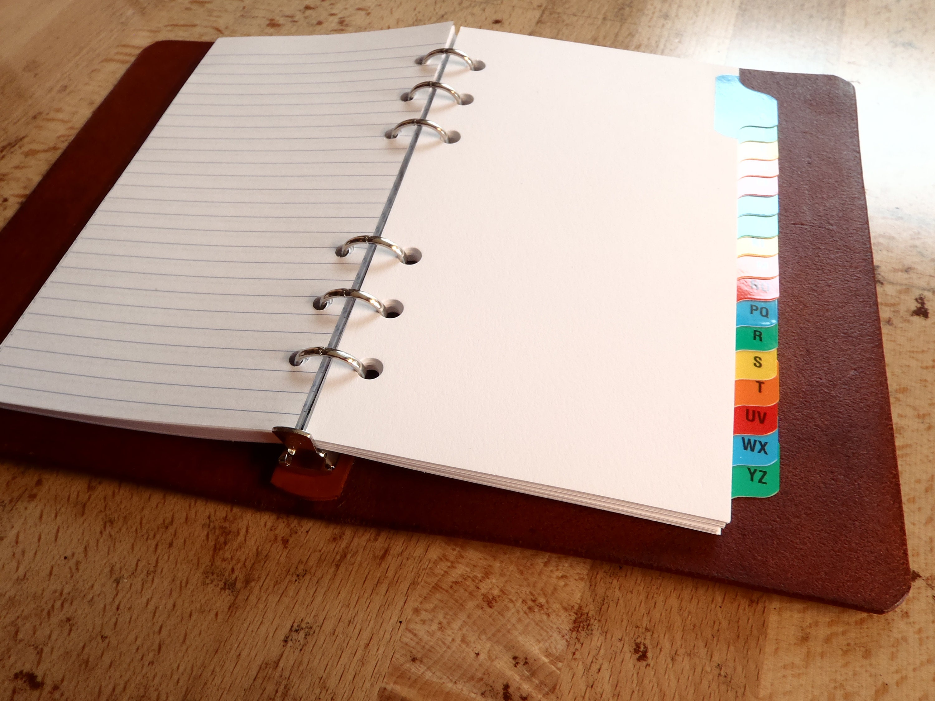 Csherwoodleather A6 Personal Pocket Binder Notebook3.75 | Etsy