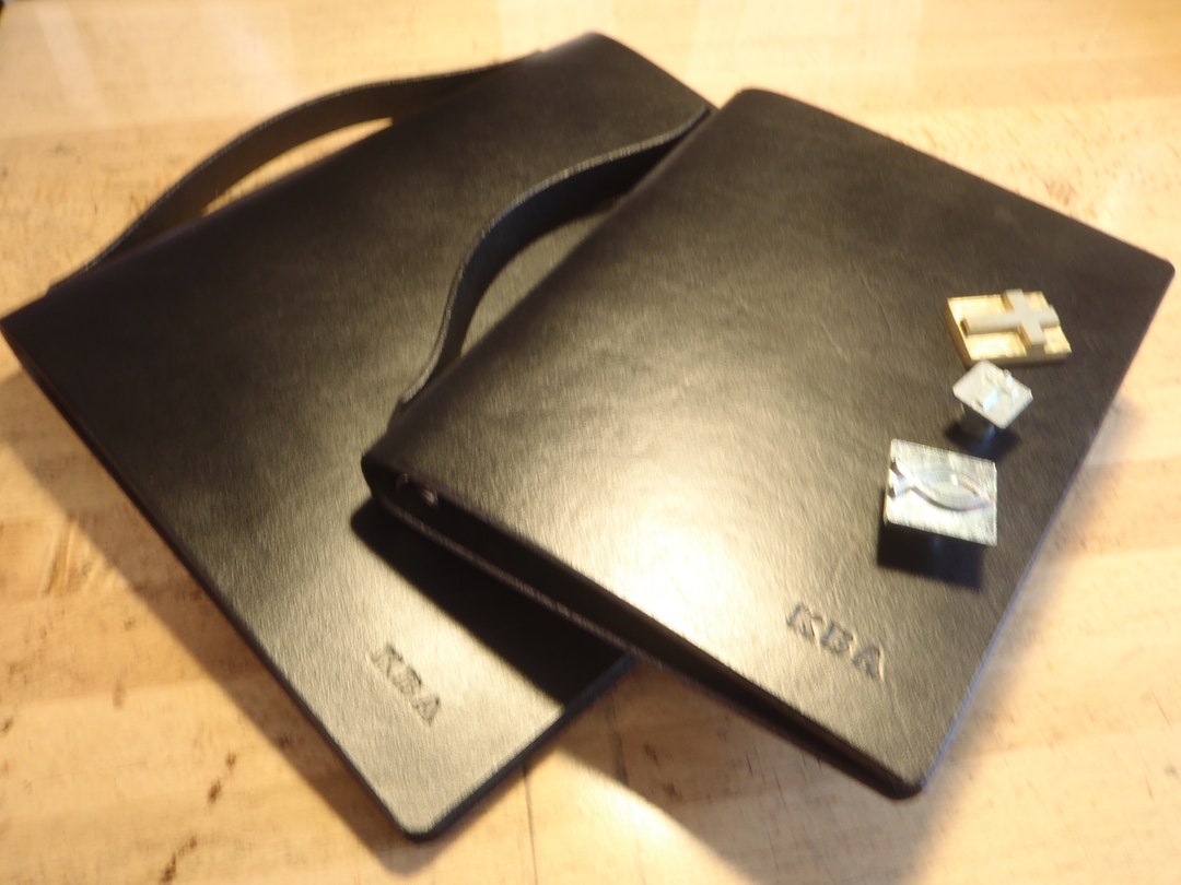 JOY. PRICE Drop.(orig: 88.00)handmade Leather A5 Half Pg Refillable 3 ...