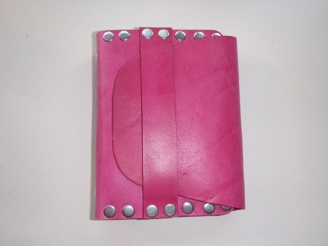 Ready to Ship W Free Ship 2 Pocket Pink A7 Wallet Notebook Clutch With ...