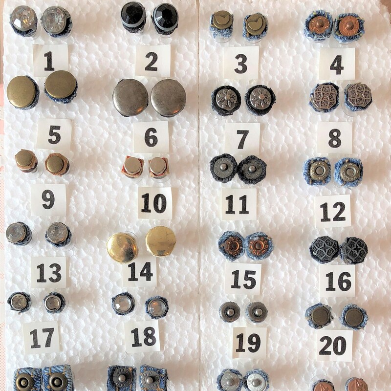 Rivet Earrings - Etsy