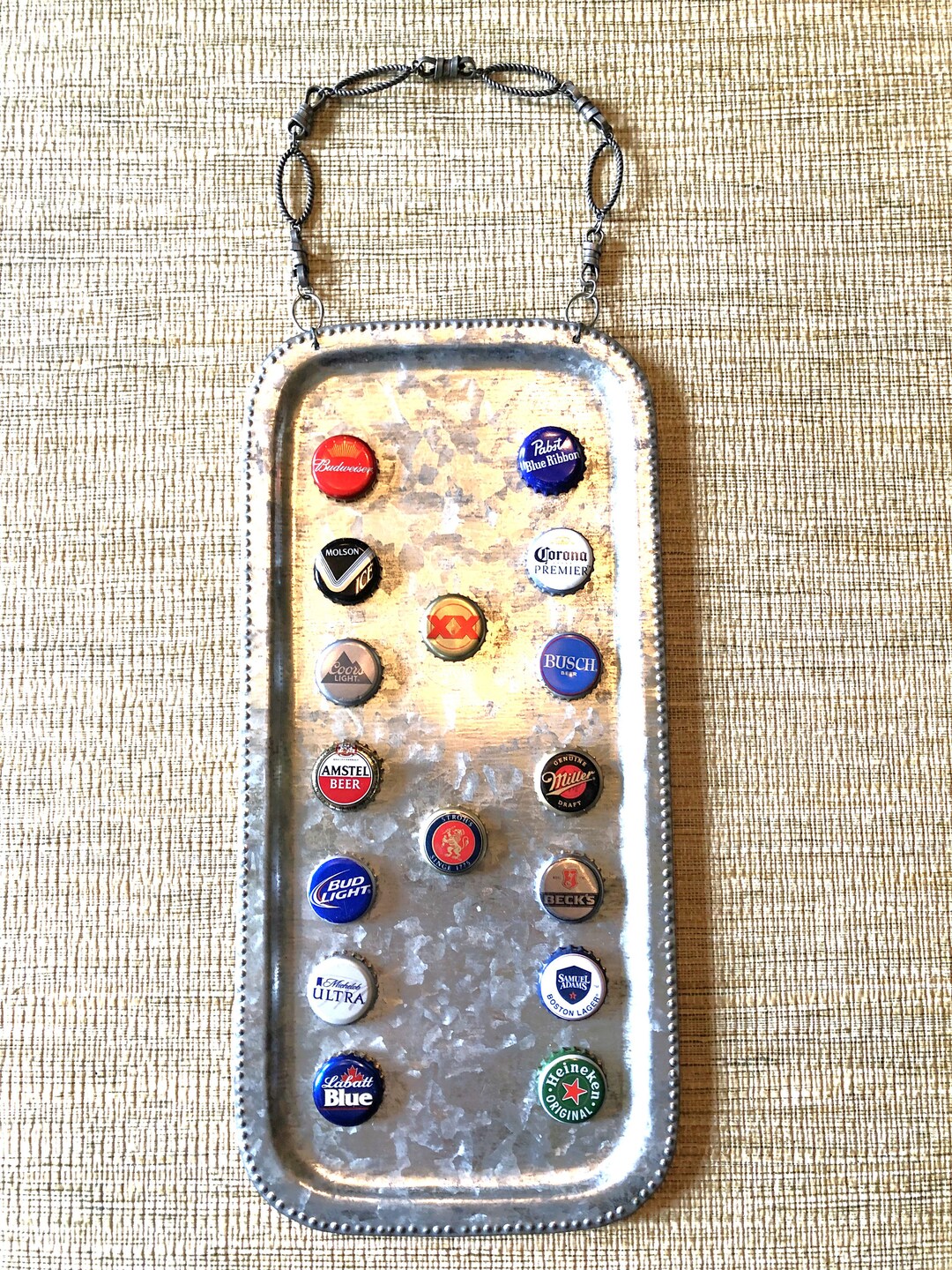 One of a Kind Hanging Vintage Metal Tray Magnet Memo Reminders Board - Etsy