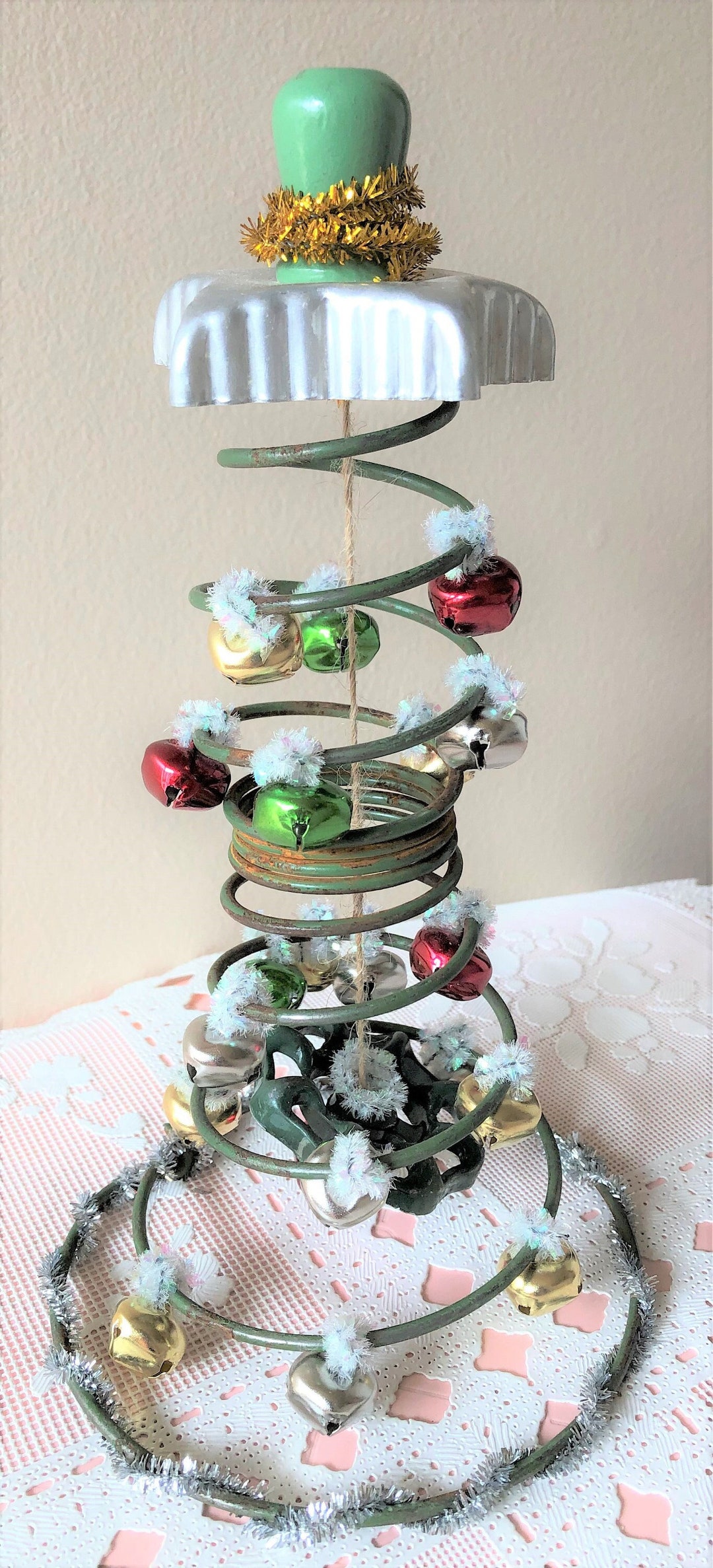 One of a Kind Vintage Metal Bed Spring Christmas Tree - Etsy