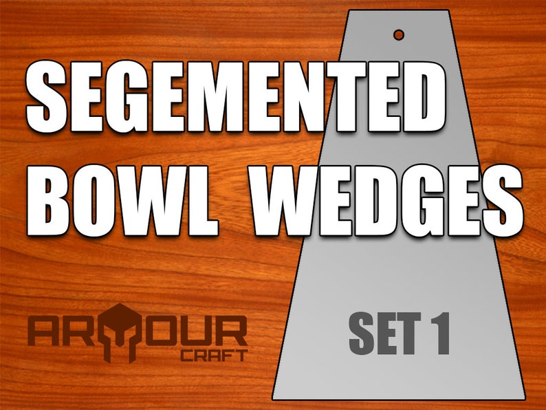 Wedges for a Segmented Bowl Jig/Sled Set 1 Digital Files | Etsy