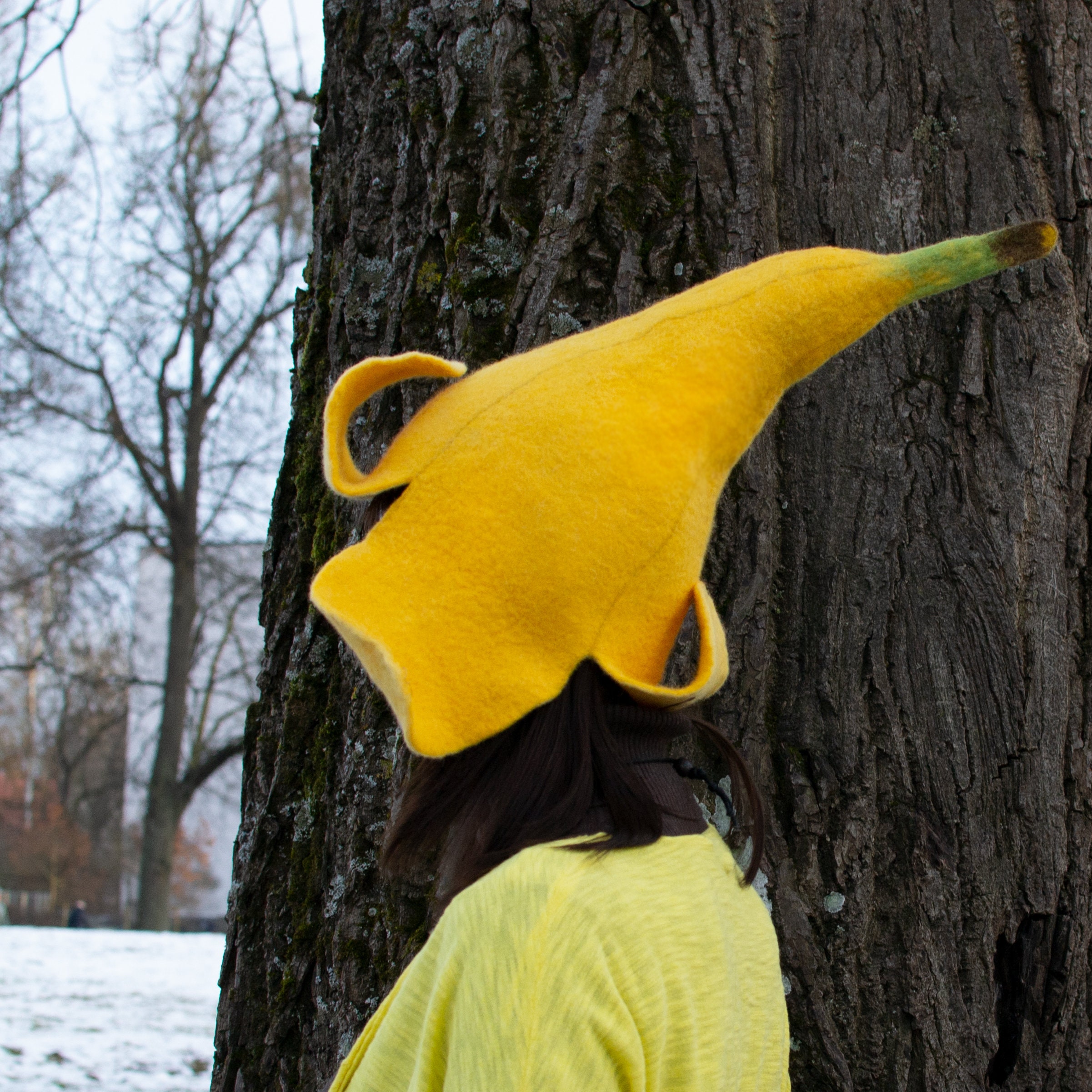 Felted Wool Handcrafted Sauna Hat Banana Peel Handmade - Etsy