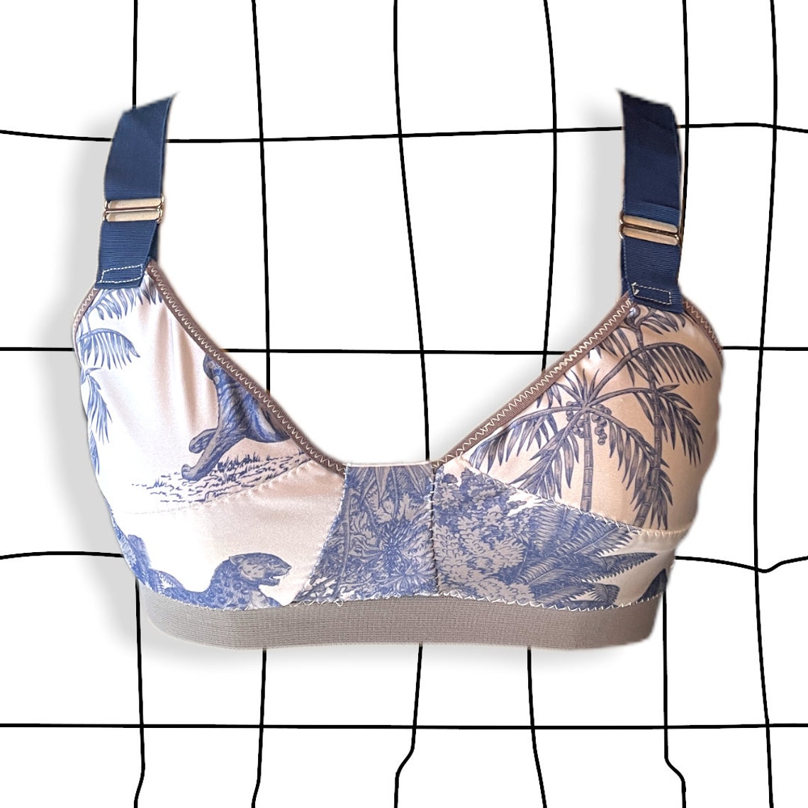 Gusset Bra Digital Sewing Pattern PDF // XS XXL // - Etsy