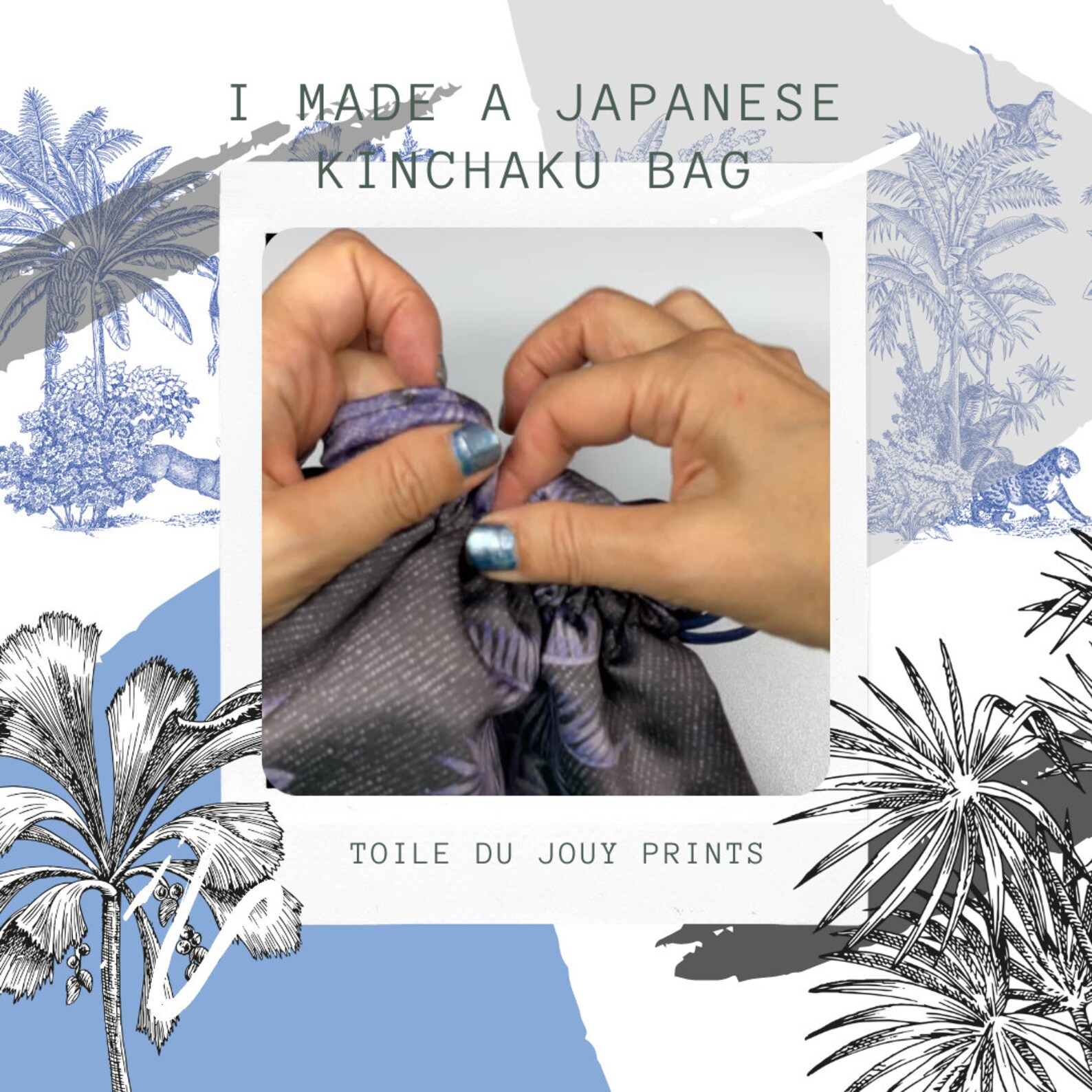 Clean Reversible Kinchaku Bag Digital Sewing Pattern PDF // - Etsy