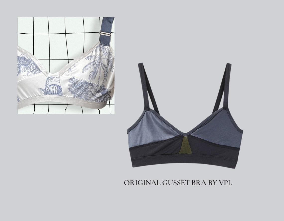Gusset Bra Digital Sewing Pattern PDF // XS XXL // - Etsy