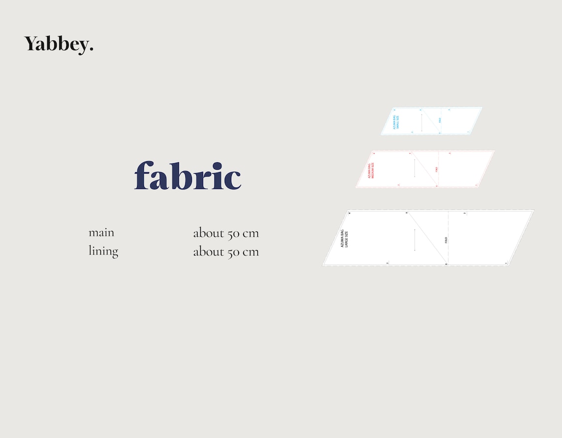 Azuma Bag Bag Digital Sewing Pattern PDF // Three Sizes // | Etsy