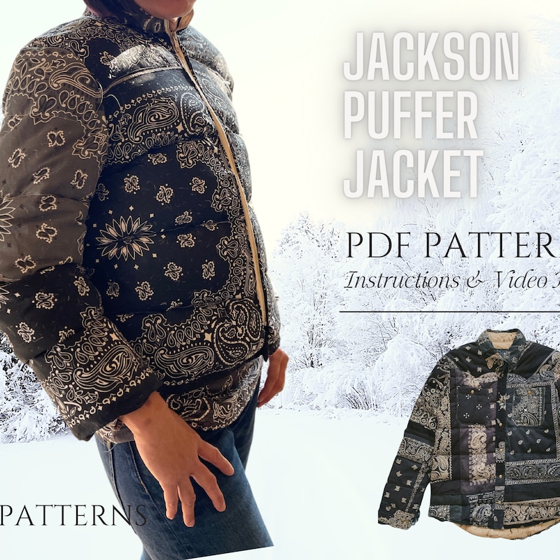 Puffer Coat Pattern - Etsy