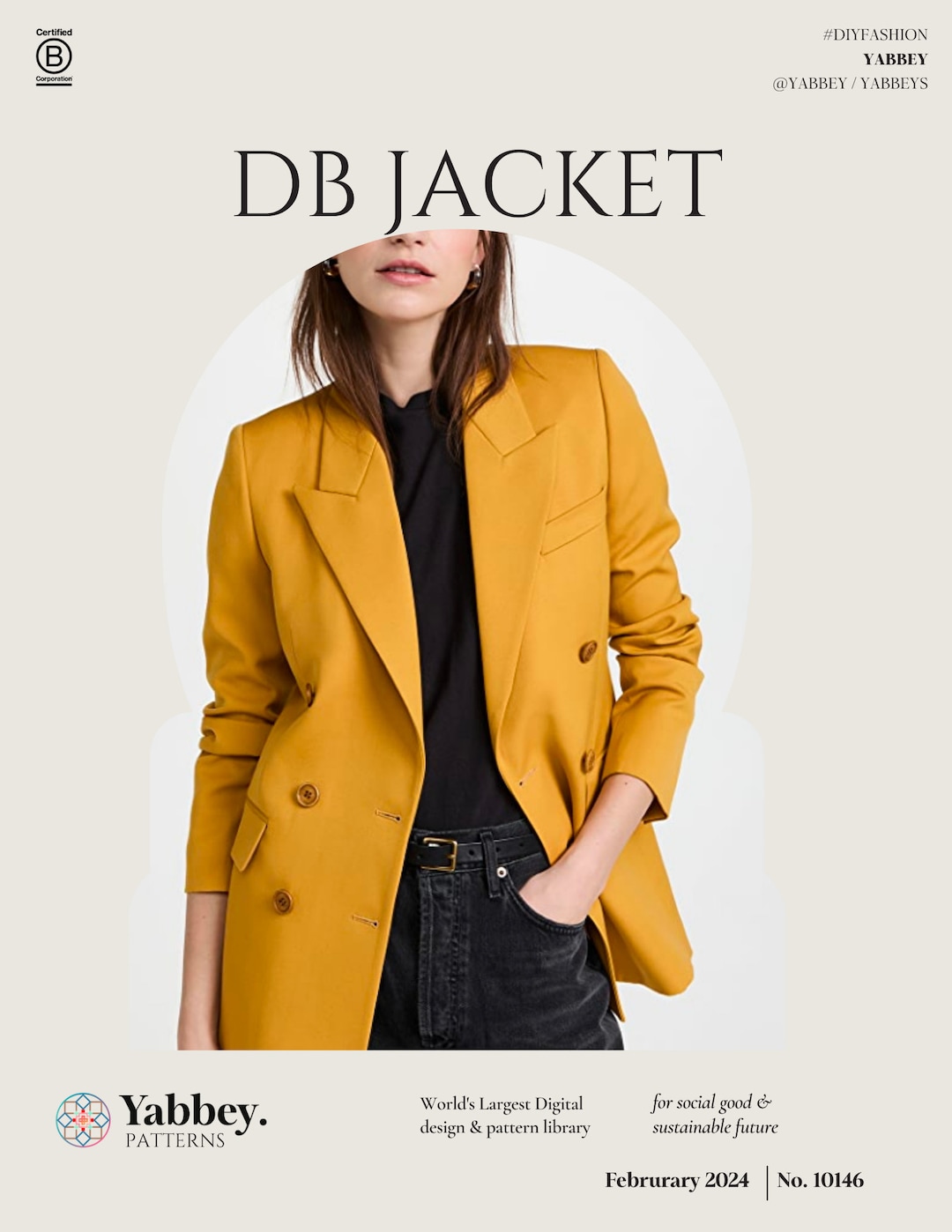 DB Jacket Women's Jacket Digital Sewing Pattern PDF //S - XXL // - Etsy